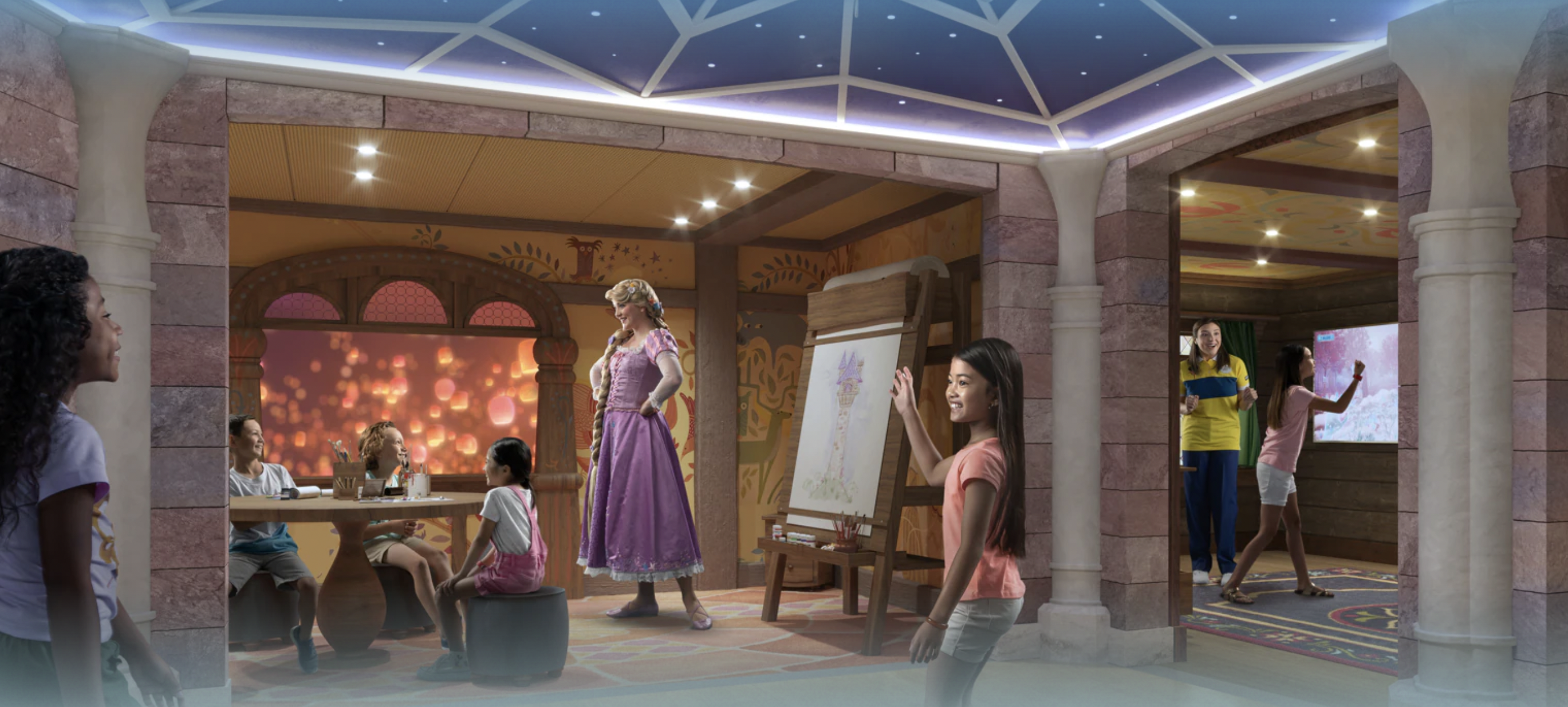 SNEAK PEEK: Get TANGLED in The Princess Experiences on the Disney Wish